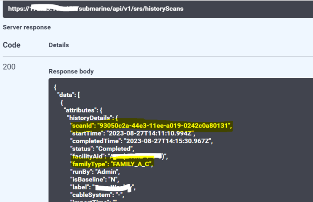 MCP: How to fetch repeater scan data using API.
