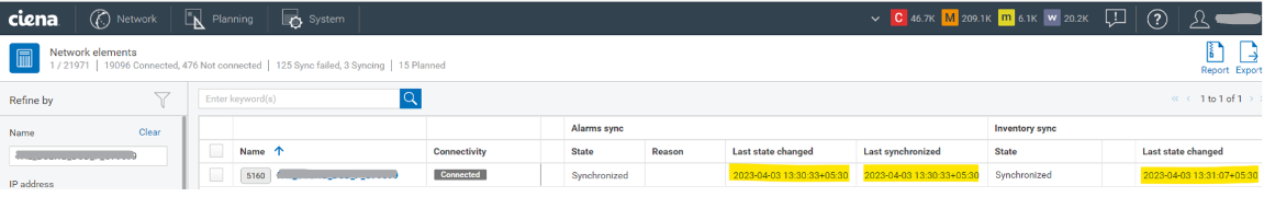 Mcp Alarm Sync Is Not Happening While Using ‘sync All Option For Node