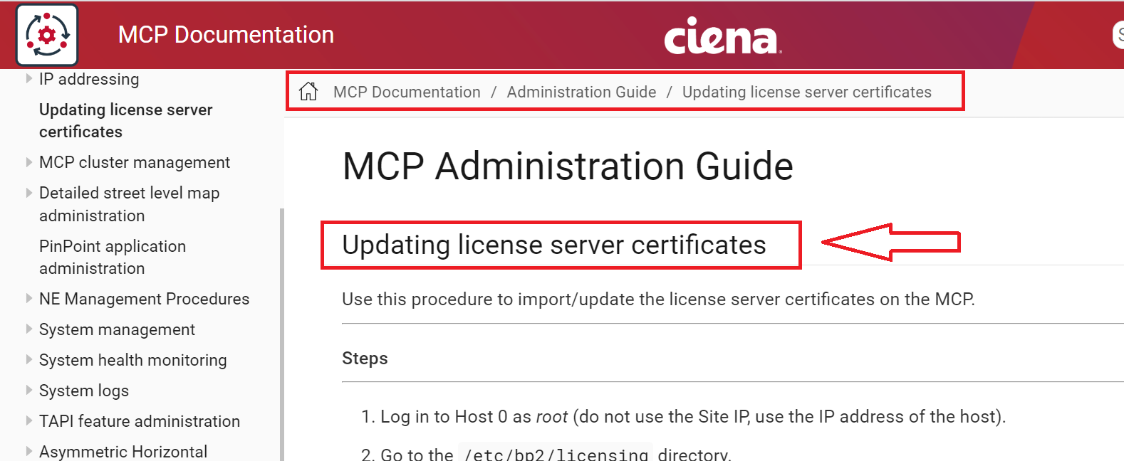 MCP: Procedure to add backup license server in MCP
