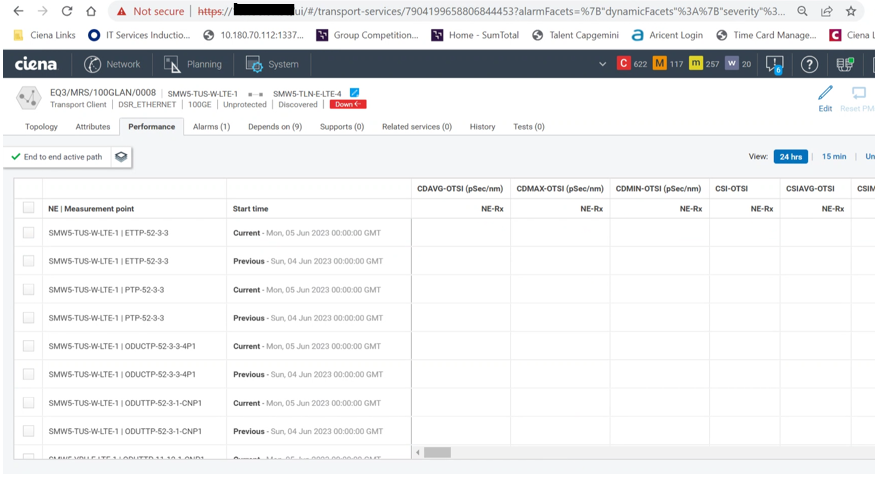 Mcp Error While Checking Performance In The Transport Client Services