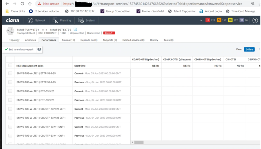 Mcp Error While Checking Performance In The Transport Client Services