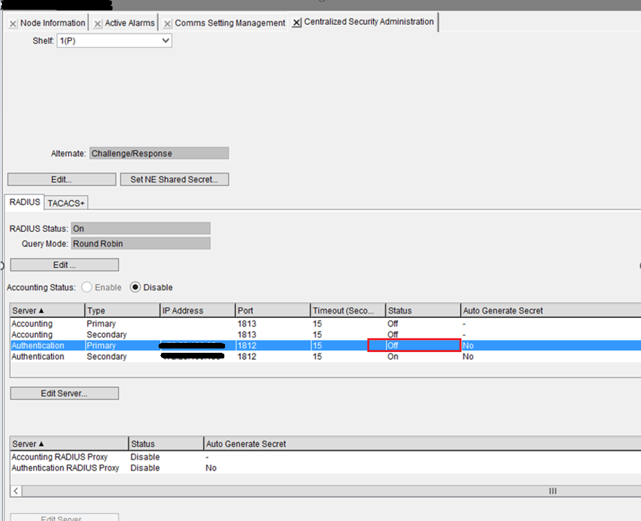 Mcp Ne Not Connected In Mcp And An All Provisioned Radius Servers