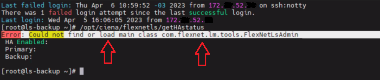 License Server: Error “Could not find or load main class com.flexnet.lm.tools.FlexNetLsAdmin ...