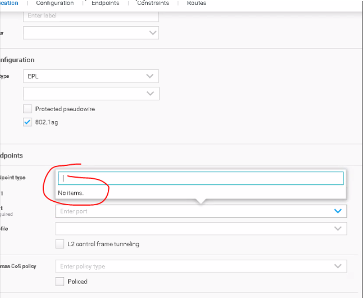 Mcp Packet Service Eplan Provisioning Wont List The Ports Available