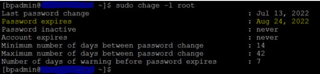 Mcp Mcp System Backup Fails In Multi Host Environment If Password Of Root User Is Expired On 