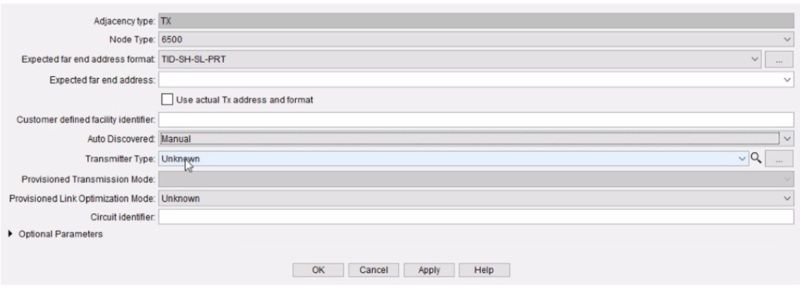OME 6500: How to manually perform Tx provisioning after changing fixed pluggable with a tunable ...