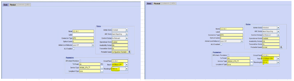 5400 How To Check And Clear Configuration Mismatch Alarm On Client Port