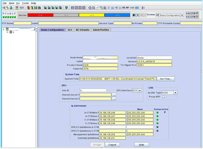 CN 5430: How to trace the Regenerator (6500) OCLD port from CN 5430.
