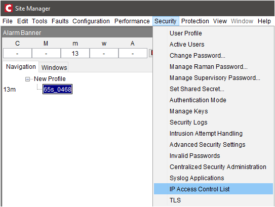 OME 6500: How to update the ACL list