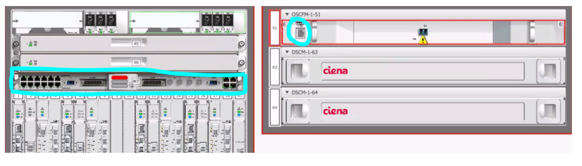 6500: How to clear a Circuit Pack Mismatch alarm against an OSCFM.