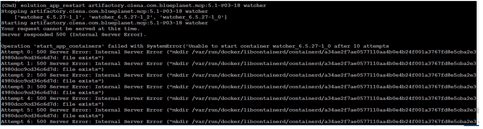 Mcp Watcher6527 10 Down After Mcp Restart