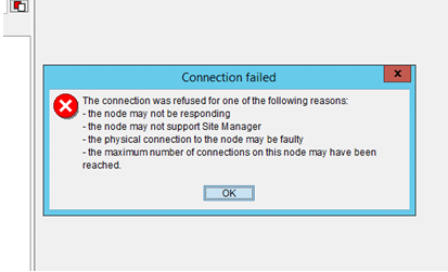 OME 6500:Unable to open node through Site manager-direct session due to maximum number of SSH ...