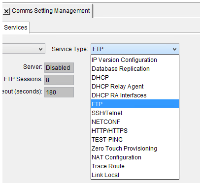 OME 6500: How to enable/disable FTP server from Site manager