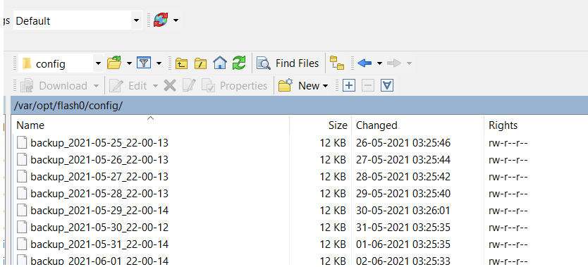 Waveserver & Waveserver Ai :Backing up configuration file locally & state dump collection locally