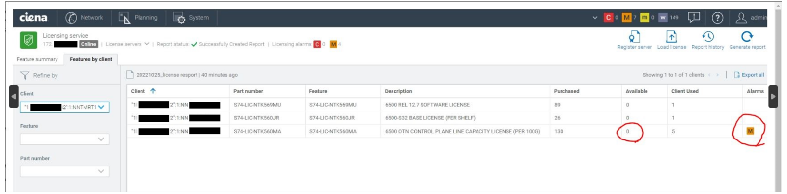 Mcp Incorrect Ome6500 License Service Information On Mcp Gui