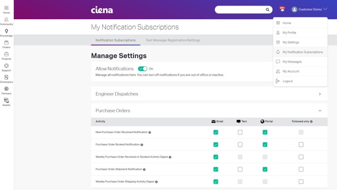 Portal : Best Practices for Updating Portal Notification Settings