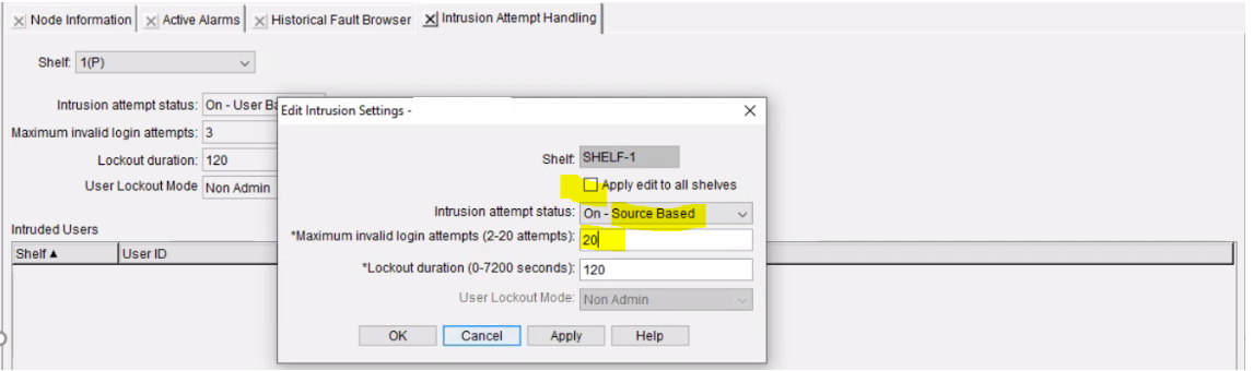 Ome 6500 Intrusion Attempt Alarm
