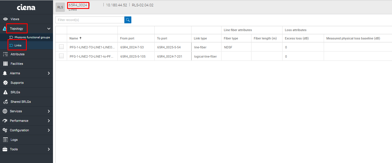 Rls How To Check The Links Detail Of The Rls Node In Mcp Server