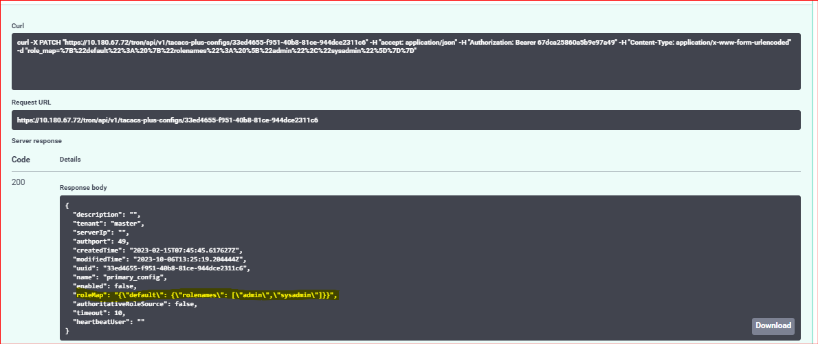 Mcp Getting Error 400 Bad Request In Modifying The Rolemap