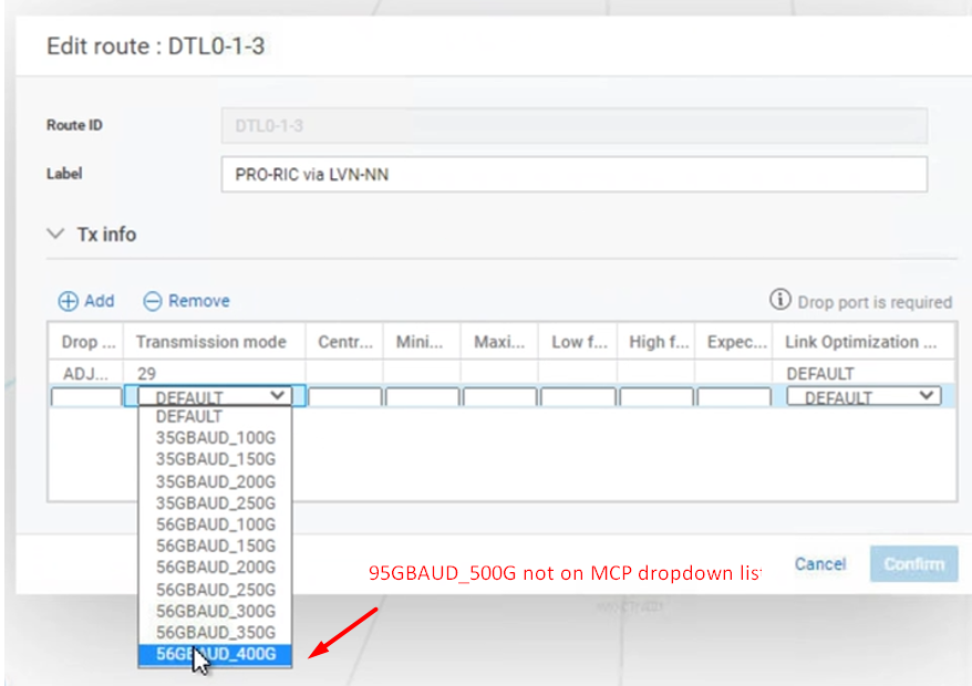 Mcp Mcp Ui Does Not Show All Available Transmission Modes When Editing