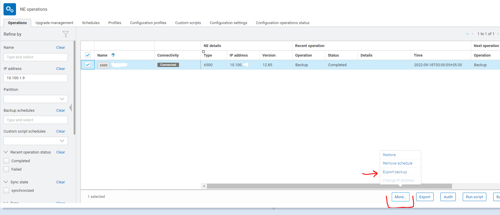 Mcp How To Fetch Db From Mcp And Restore It On 6500