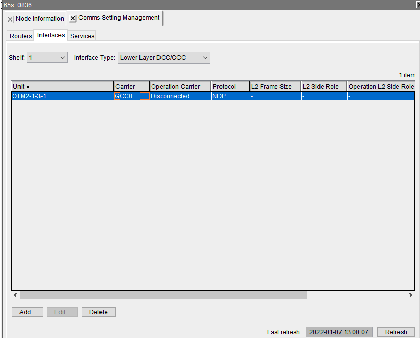 Ome6500 Check Sr Failedcould Not Connect To Destination Mcp