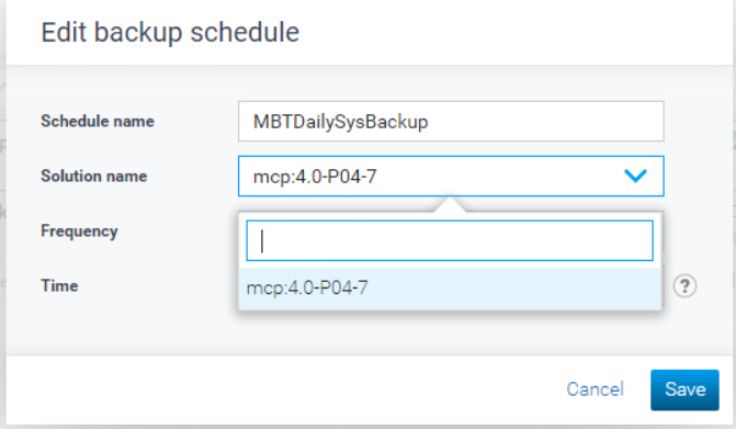 Mcp System Backup Showing Failed After Patch Update