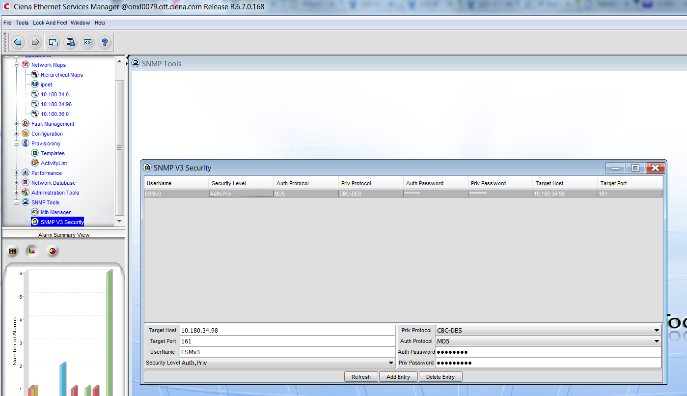 OneControl: No alarms from CESD appear OneControl
