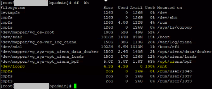 Mcp Customer Reports Getting Alert For Root Partition From Mcp Server