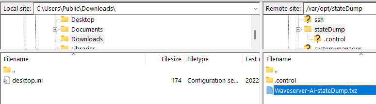 Waveserver Ai: How to collect log files from a Waveserver Ai